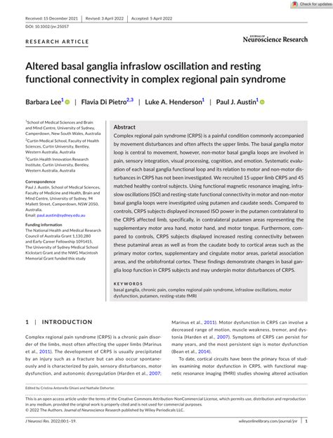 pdf altered basal ganglia infraslow oscillation and resting