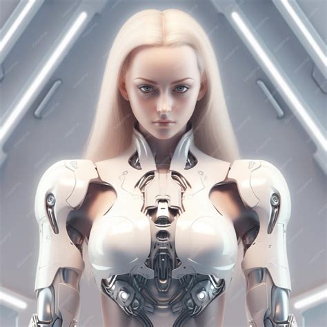 Premium Photo Future Artificial Intelligence Female Robot Models Designs
