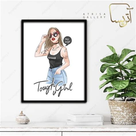 خرید و قیمت تابلو مدل دخترانه ترب