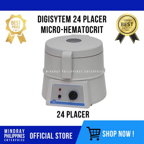 Digisystem Micro Hematocrit Centrifuge Lazada Ph