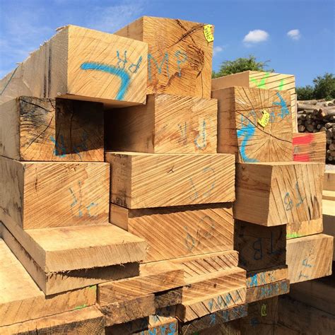 Fresh Sawn Structural Timber Green Oak English Woodlands Timber
