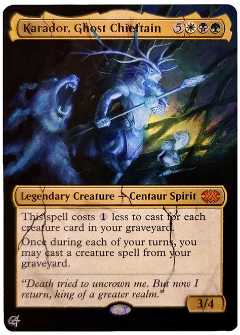 Karador Ghost Chieftain Catunje Mtg Alters