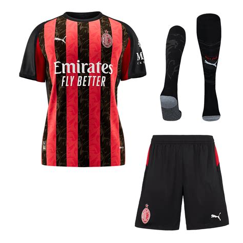 Ac Milan Home Jerseys Full Kit 202526 Gogoalshop