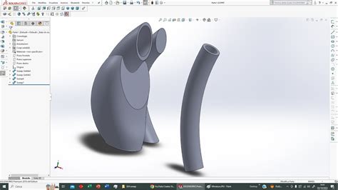 Solidworks Sweep In Estrusione 024 Youtube