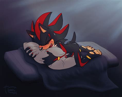 Rule 34 5 4 Animated Anthro Bed Bedding Black Body Black Fur Black Nose Black Penis Blanket