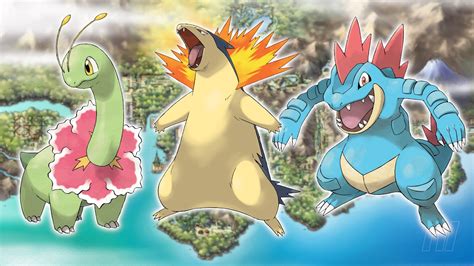 Pokemon Johto Starters Evolutions At Albert Dickey Blog