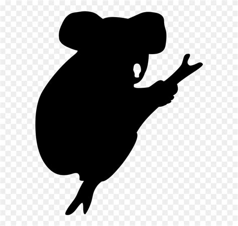 Koala American Black Bear Silhouette Drawing Koala Silhouette Clipart