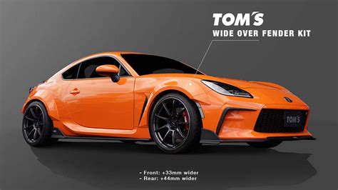 Toms Racing Wide Body Over Fender For Toyota Gr86 2022 2 In Sto