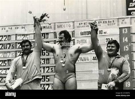 Soviet Professional Weightlifter World Champion Anatoly Pisarenko