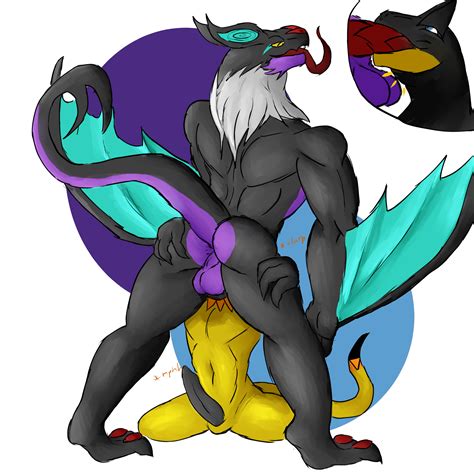 Rule 34 2boys Anthro Bat Daikuhiroshiama Dragon Erection Fellatio Gay