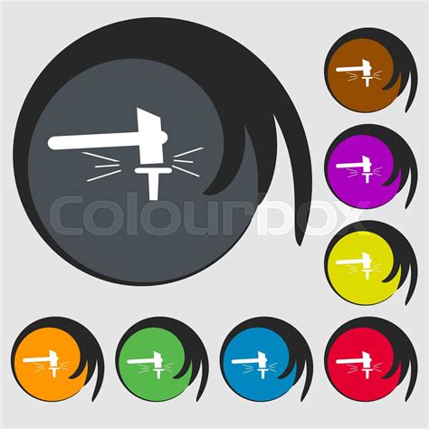 Amboss Umriss Herr Stock Vektor Colourbox