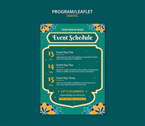 Free Psd Islamic Template Design