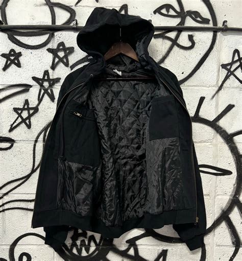 Sex Skateboards Mini Logo Embroidered Denim Coat Black Slugger
