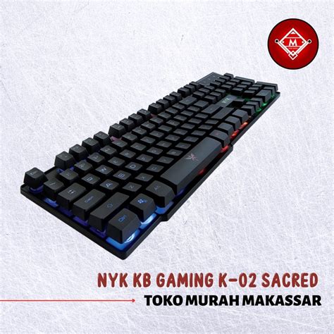 Jual Keyboard Gaming Nyk K 02 Sacred Keyboard Nyk Sacred Usb Kbg02