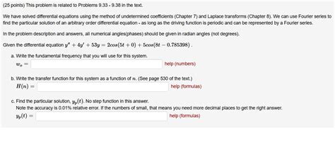 Solved Points This Problem Is Related To Problems Chegg Com