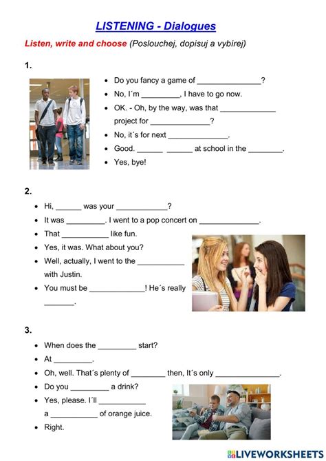 Esl Listening Activities Prepositions