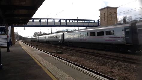 Class 43307 And 43303 Passing Huntingdon In Full Grey Coaches Youtube
