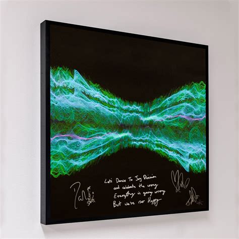 The Wombats Lets Dance To Joy Divison Signed Prints Soundwaves