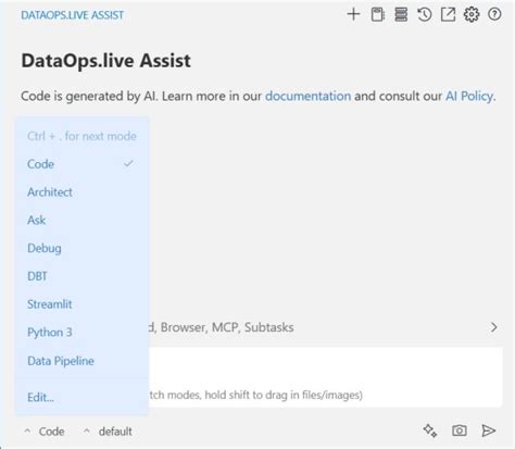 Assist Copilot Modes