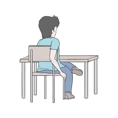 School Classroom Draw Stock Vector Illustration Of Teenager 273256506