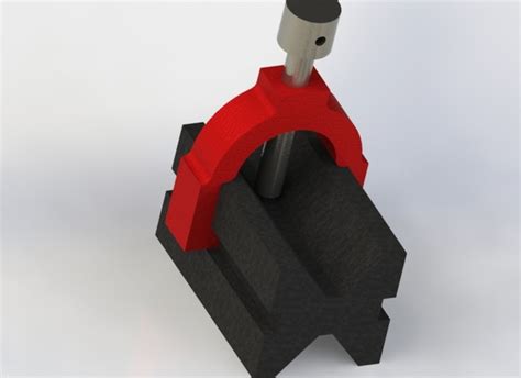 V Block Assembly Download Free 3d Model By Raj Koushik M Cad Crowd