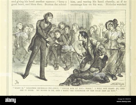 Illustration From The Works Of Charles Dickens Featuring Scenes And