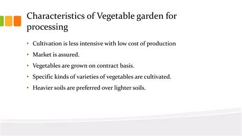Vegetables And Vegetable Gardens Pptx