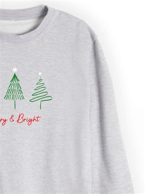 Buy Personalised Unisex Christmas Tree Sweatshirt By Stitch Style From