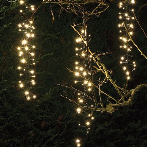 Atkin And Thyme Outdoor Cascade Lights 6 Cluster Drops 1m Atkin