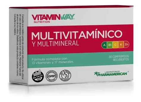 Vitamin Way Multivitamínico Y Multimineral 30 Comprimidos En Venta En