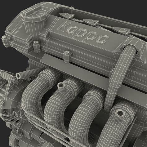 Kappa Engine 3d Model 99 Max Obj Ma C4d 3ds Free3d