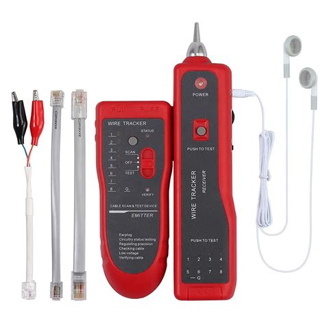 Network Cable Tester Tone Generator Signal Wire Finder Tool Kit For Phone Network