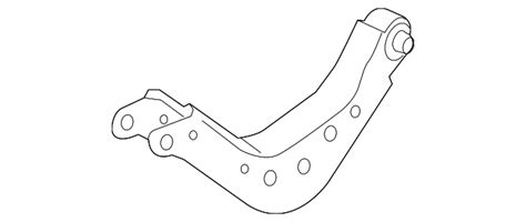 87825463 Rear Passenger Side Suspension Upper Lateral Link 2016 2024