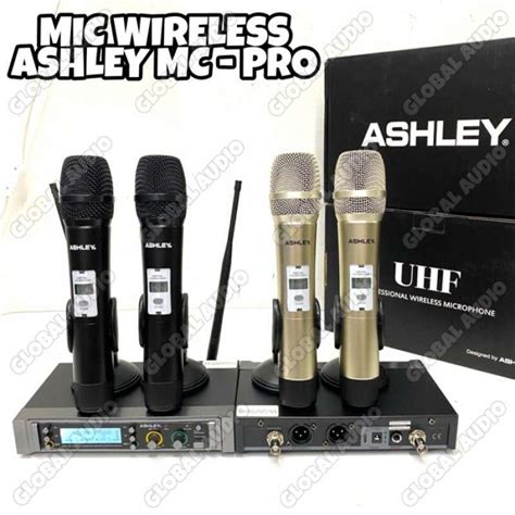 Promo Mic Wireless Ashley Mc Pro Mcpro Mic Wireless Ashley Mc Pro Diskon 23 Di Seller Guaza