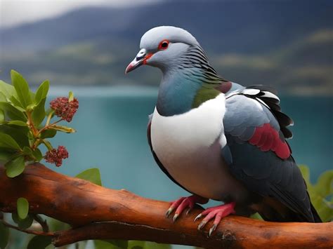Premium Ai Image New Zealand Bird Kerer Wood Pigeon