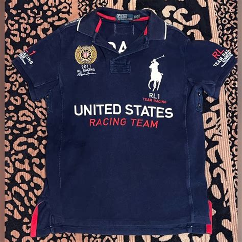 Vintage Usa Race Polo Ralph Lauren Ralph Lauren Polo Shirts Polo