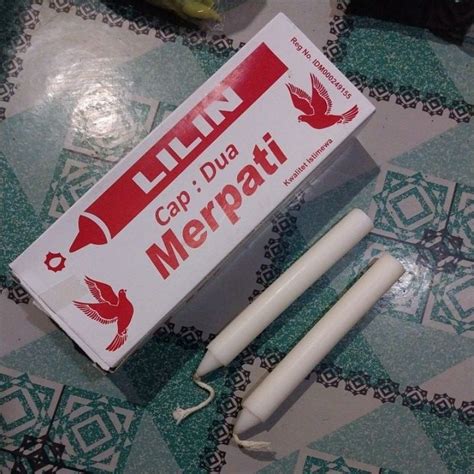 Jual Lilin Cap Dua Merpati Lilin Putih Shopee Indonesia