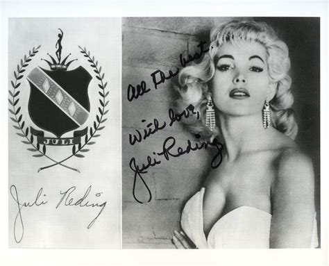 Juli Reding Autographed Signed Photograph Historyforsale Item 279297