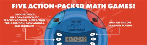 Educational Insights Math Slam Interactive Math Games