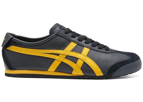 Onitsuka Tiger Mexico 66 Black Yellow Mens 1183a201 003 Us
