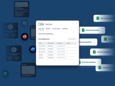 Qlik Answers：非構造化データ向け Ai 搭載ナレッジアシスタント Qlik