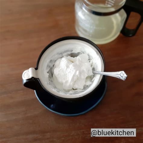 그릭요거트 만들기 유청 분리기 대신 커피 드리퍼로 꾸덕꾸덕한 그릭요거트 만드는 법 네이버 블로그