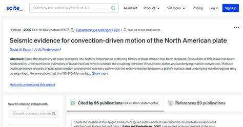 Seismic Evidence For Convection Driven Motion Of The North American
