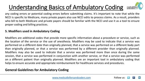 Ppt Understanding Basics Of Ambulatory Coding Powerpoint Presentation Id12080253