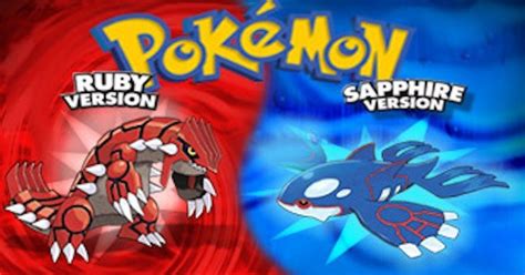 Pokemon Ruby And Sapphire Hoenn Regional Pokedex