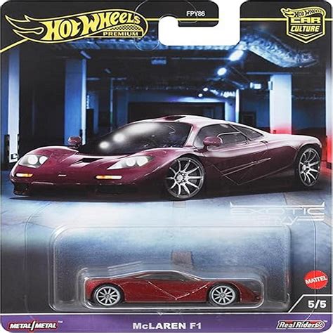 Hot Wheels Premium Car Culture Mclaren F1 164 Scale Die Cast Real