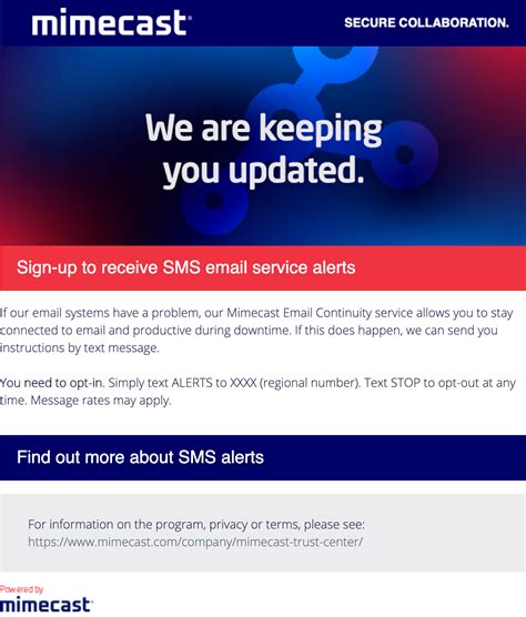 Business Continuity End User Asset Templates Mimecast