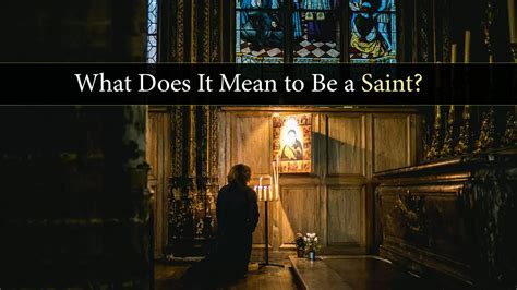 What Does It Mean To Be A Saint Tim Conway Ill Be Honest