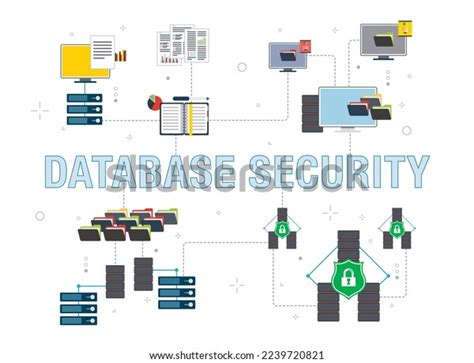 Data Network Computer Server Storage Technology Stock Vector Royalty