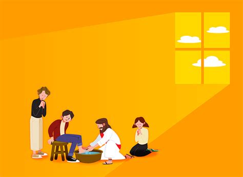 유토이미지 기독교행사양들고 있는 벡터 일러스트